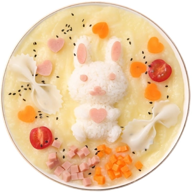 Foremka Forma Do Przygotowania Ryżu Sushi Wzór Króliczek Zwierzątka ...