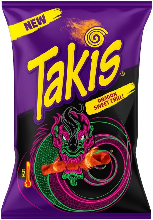 Chipsy Kukurydziane Tortilla Chips Ostre Dragon Sweet Chilli 100g TAKIS ...